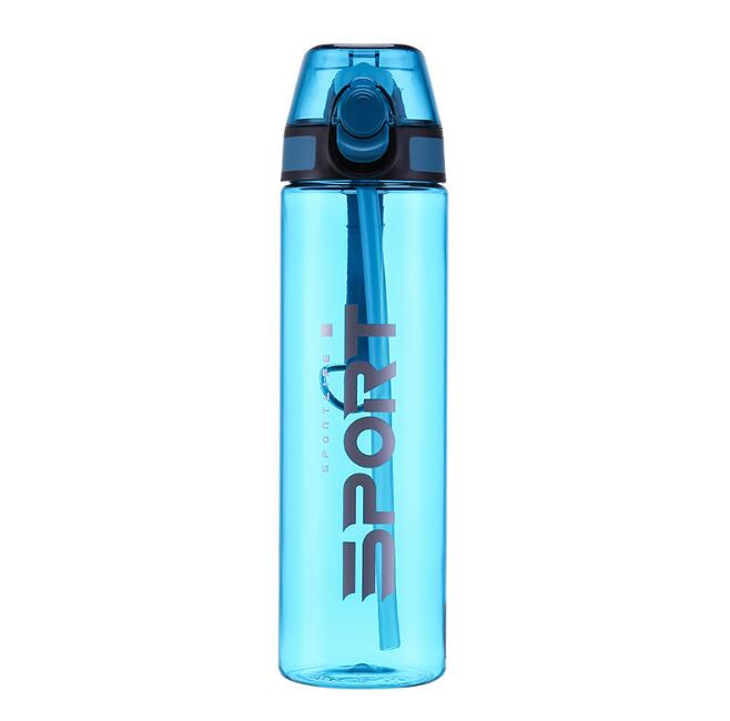 550ml/750ml Sports Water Bottle With Straw Portabl... – Grandado