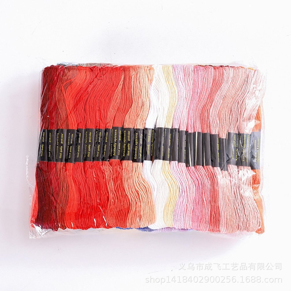 50 Colors 100 Colors Cross Stitch Thread Polyester Cotton Embroidery ...