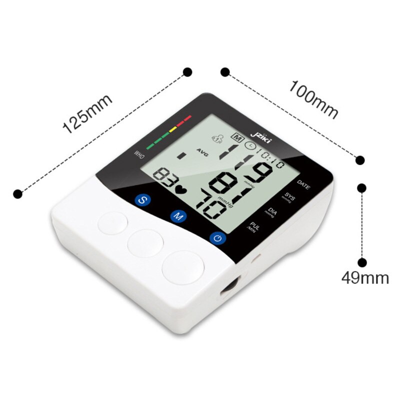 Sphygmomanometer Upper Arm Blood Pressure Monitor ... – Vicedeal