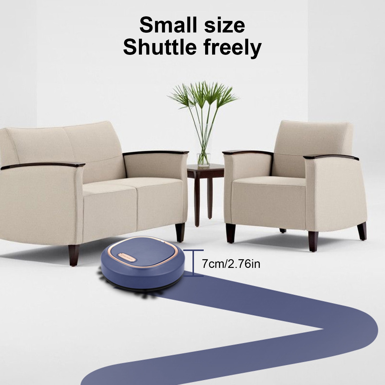 Smart Robot Vacuum Cleaner 60 Minutes Work Time 18... – Grandado