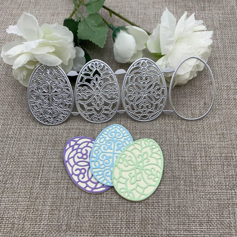 Easter pattern eggs Metal Cutting Dies For DIY Scr... – Vicedeal