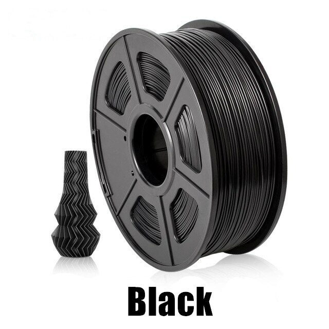 3d print filament abs 1kg 1.75mm spole sort grå hv... – Grandado