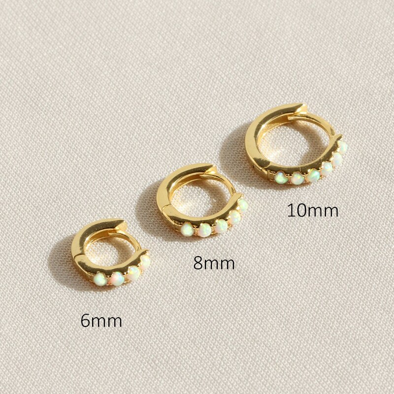 ROMAD 1PC 6/8/10mm Round Small Earring For Girls J... – Vicedeal