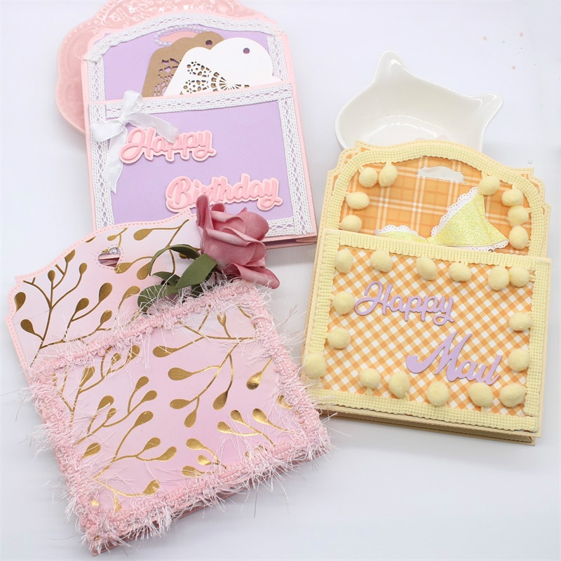 KSCRAFT Grote Tag Met Geladen Tas Metalen Stansmes... – Vicedeal