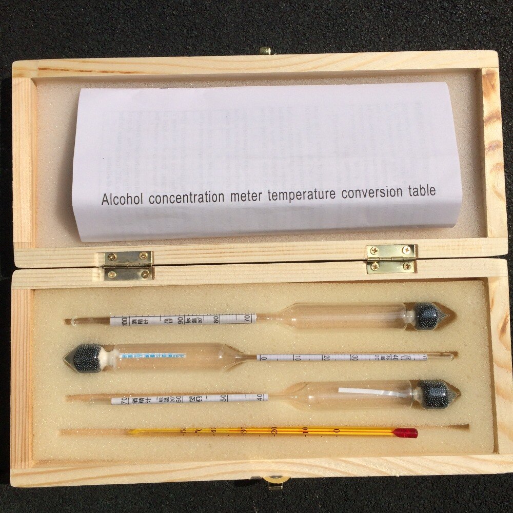 wine hydrometer Alcohol meter alcoholometer bafome... – Grandado