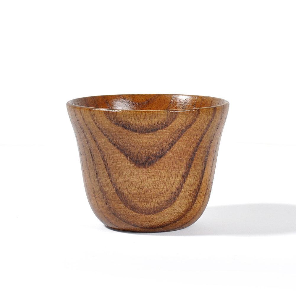 Natural Jujube Wood Tea Cup Wood Anti-Scalding Set... – Grandado