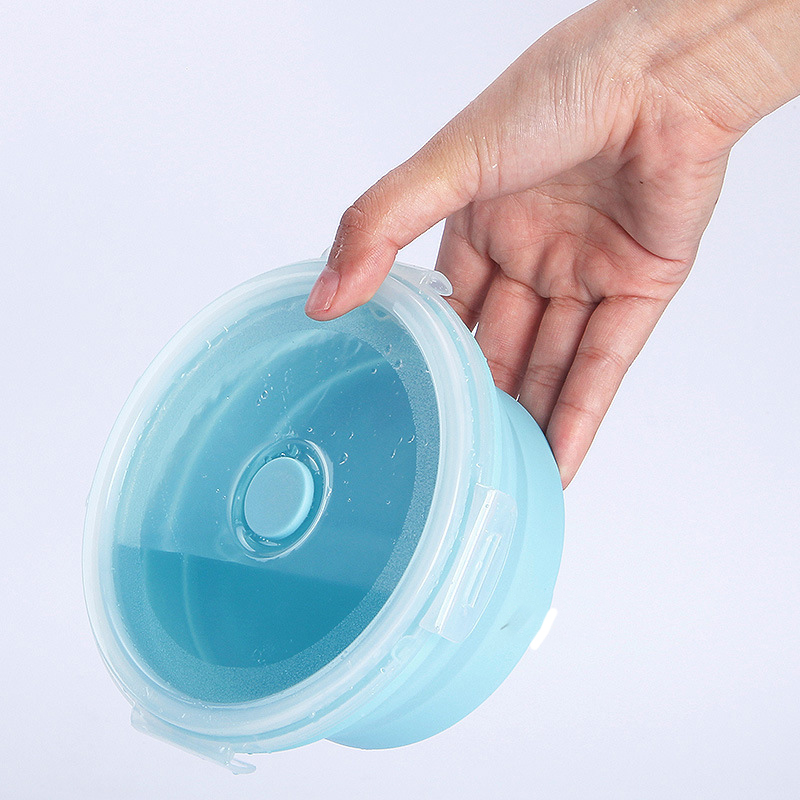 Folding Silicone Lunch Box Food Container Portable... – Grandado