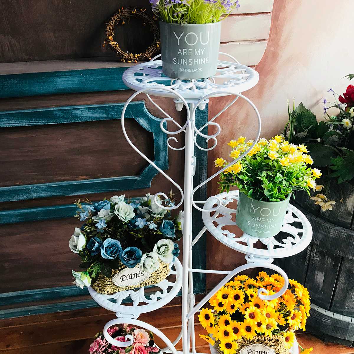 5 Tiers Flower Rack Plant Stand Multi Flower Stand... – Vicedeal