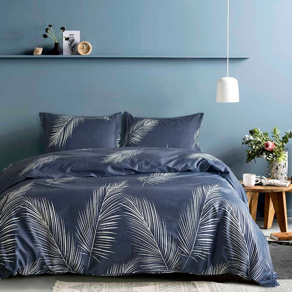 NIOBOMO Luxury duvet cover set cotton bedding with... – Vicedeal