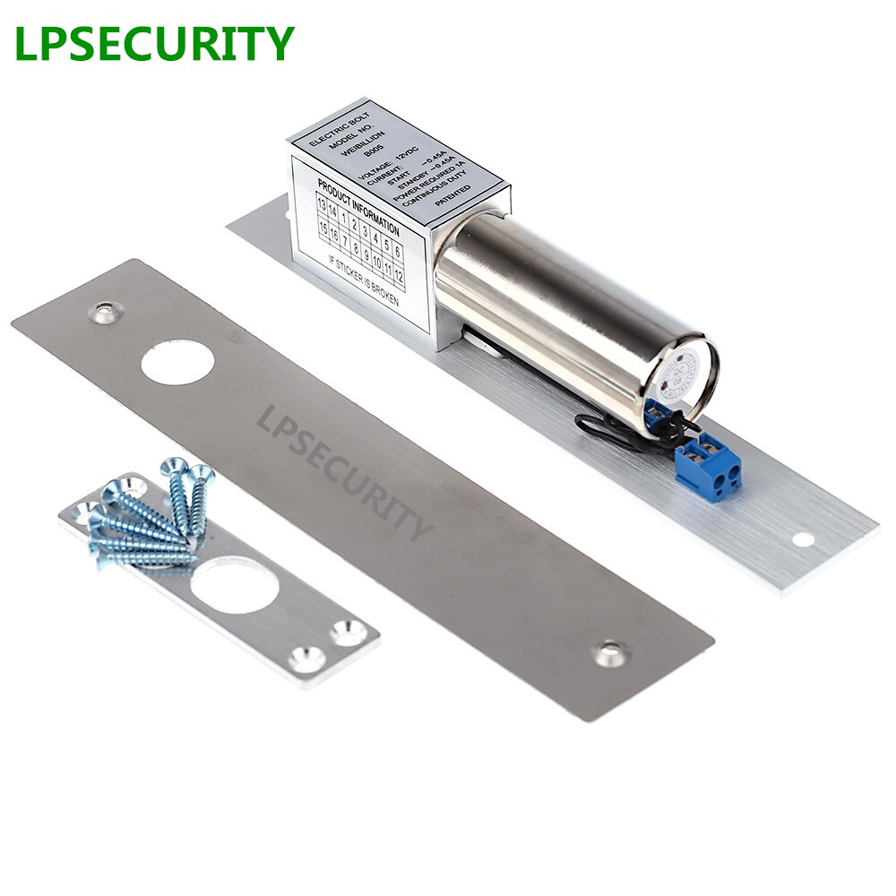 LPSECURITY 12VDC 2 Line Gate Door Electric Bolt Lo... – Grandado