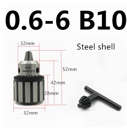 SAN OU Durable 0.6-6mm Electric Drill Chuck B10 Th... – Vicedeal
