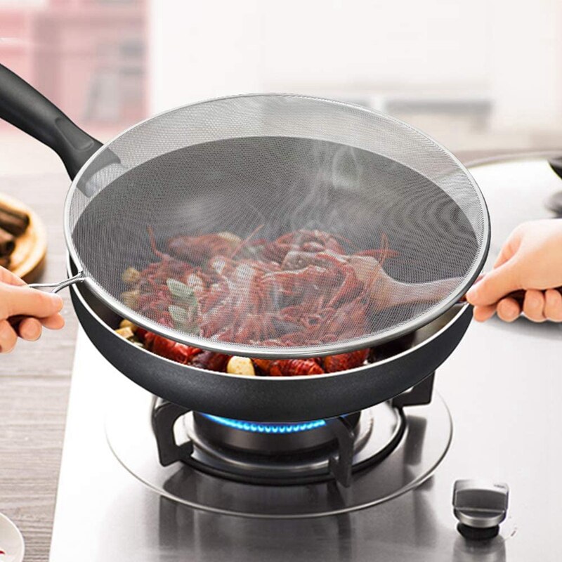 3PCS Oil Grease Splatter Screen Stainless Steel Gr... – Grandado