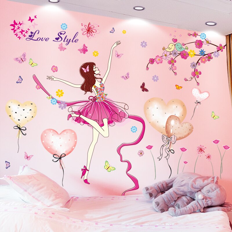 [shijuekongjian] Cartoon Balloons Wall Stickers DI... – Vicedeal