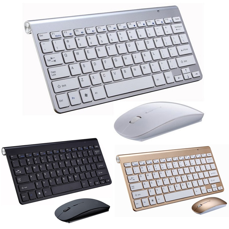 2 4ghz Mini Wireless Keyboard Mouse Set Combo For Grandado