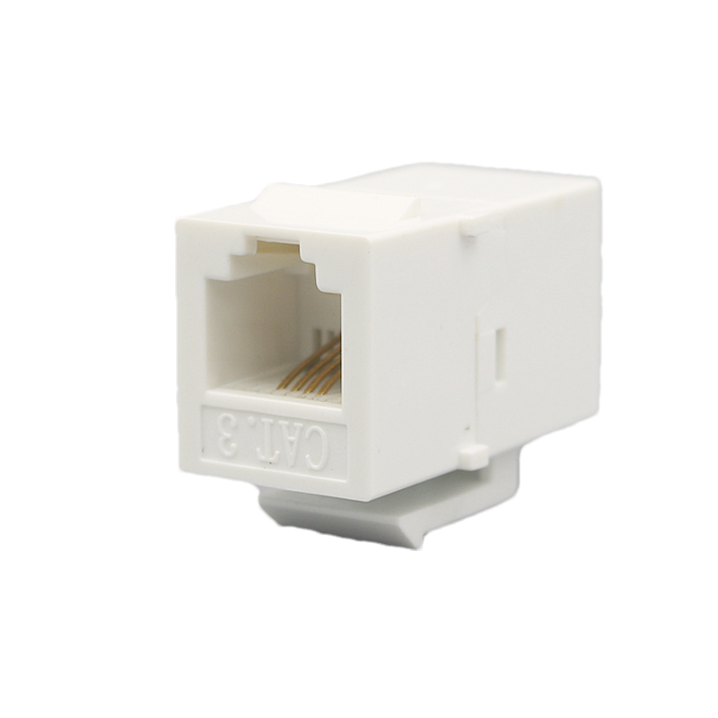 White Color Pass Through RJ11 CAT3 Connector Femal... – Grandado
