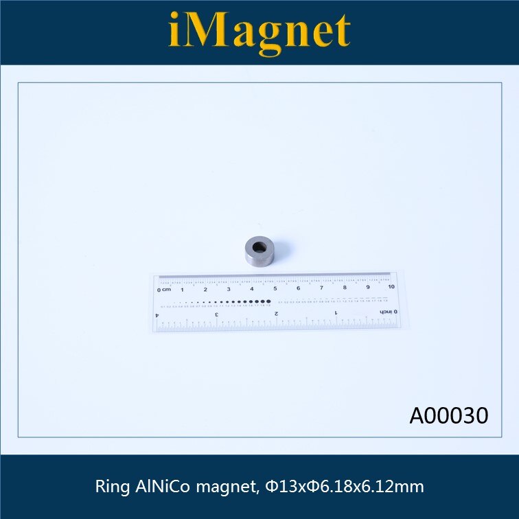 A00030 5 st ring alnico magnet, φ 13 xφ 6.18 x 6.1... – Grandado