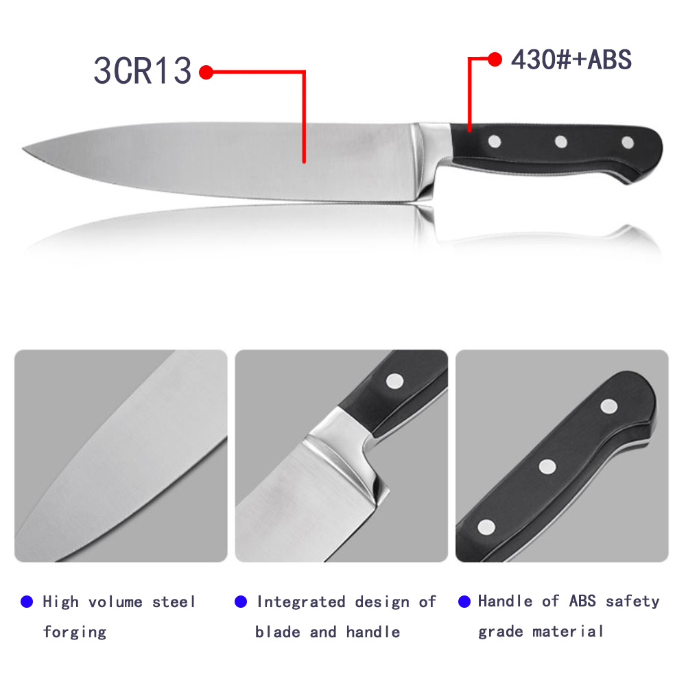 Kitchen knife high carbon Stainless steel 8 inch c... – Grandado