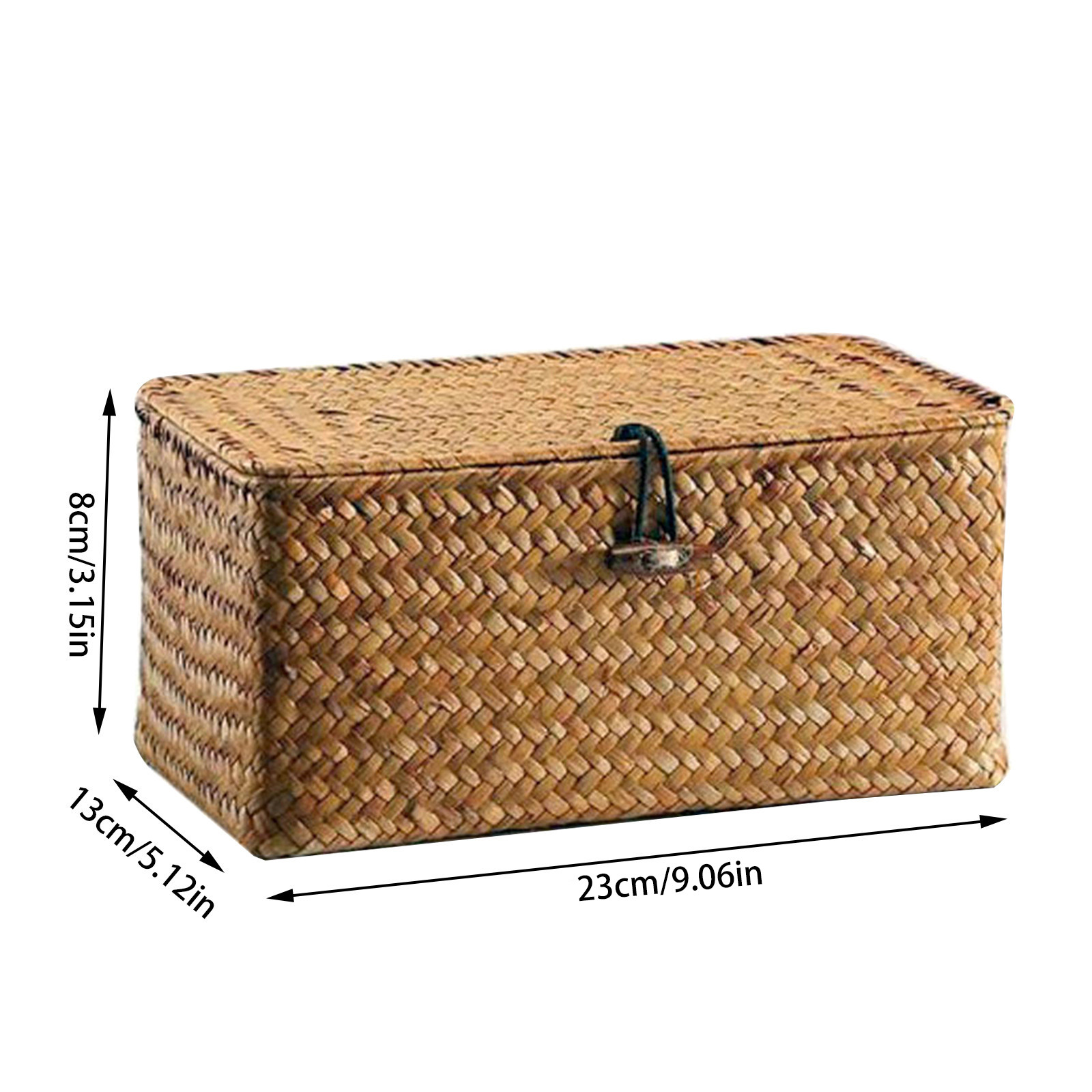 Handmade Wicker Woven Storage Box Rattan Storage F... – Grandado