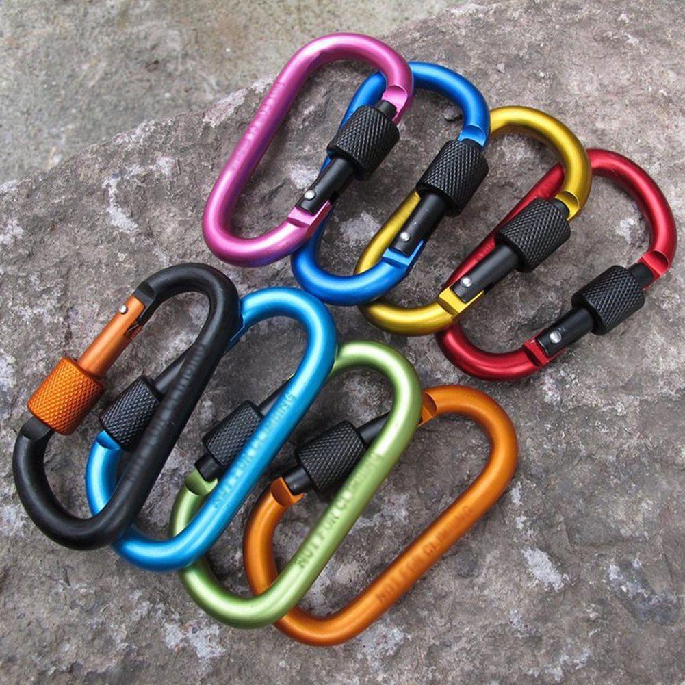 Aluminum Alloy Carabiner D-Ring Shape Key Chain Cl... – Vicedeal