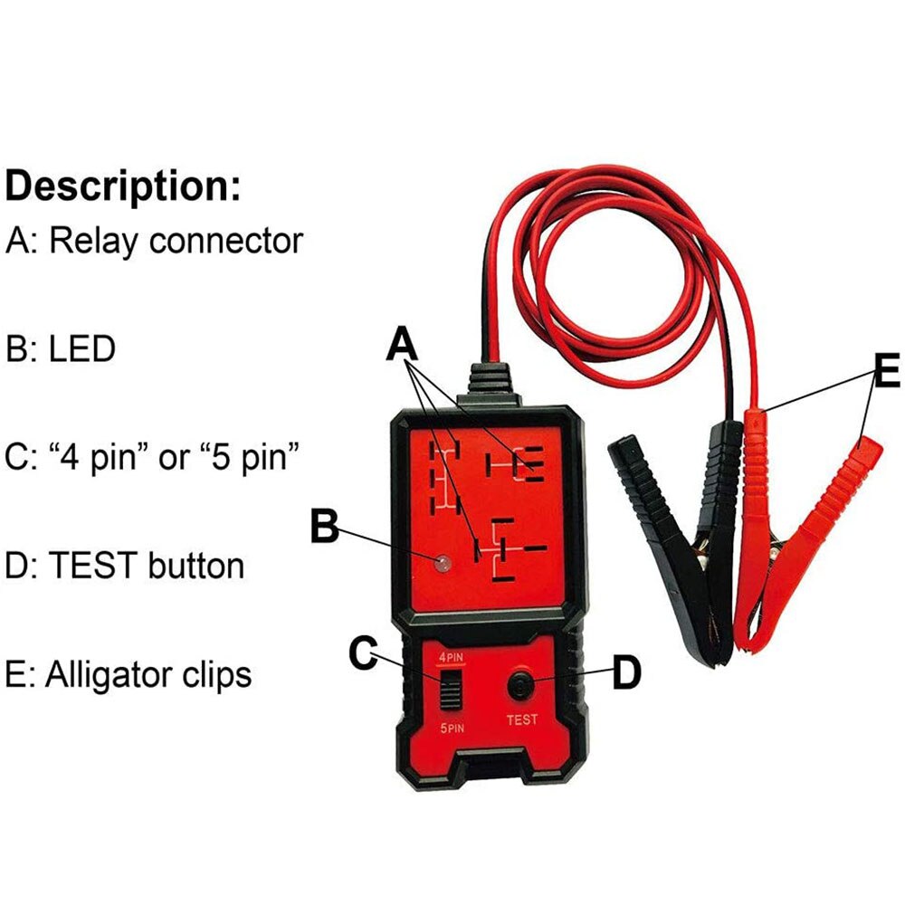 Automotive Relay Tester 12V Car Battery and Altern... – Grandado