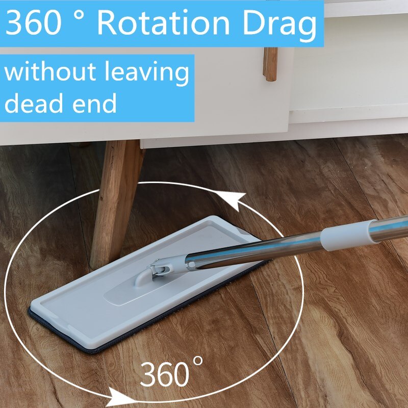 Lazy Mop 360 rotating mop Mop Bucket set Hand-Free... – Grandado