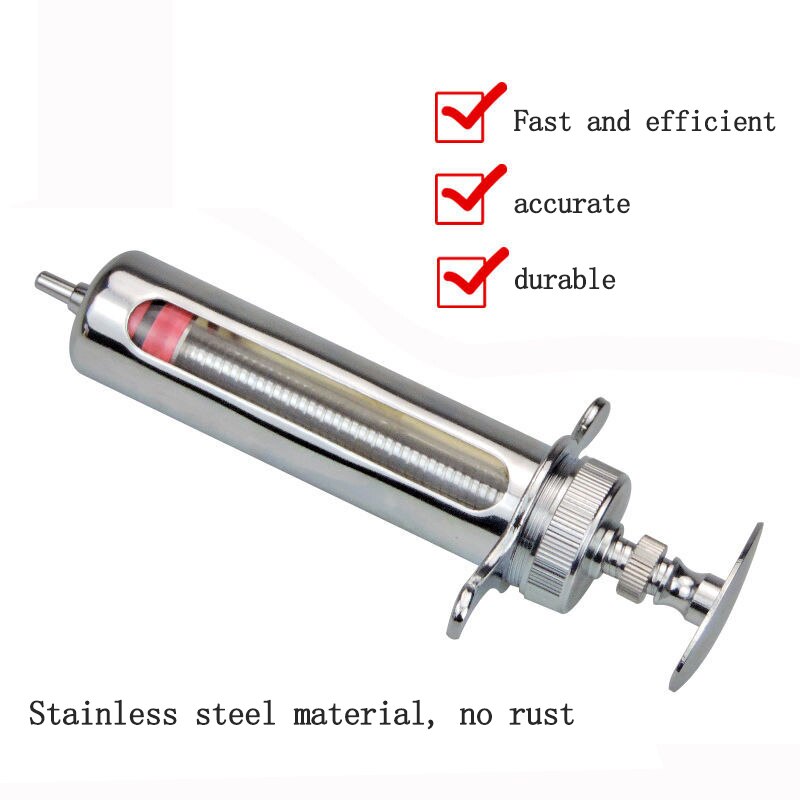 Verdikte Veterinaire Spuiten, Metal Injectie Spuit... – Grandado