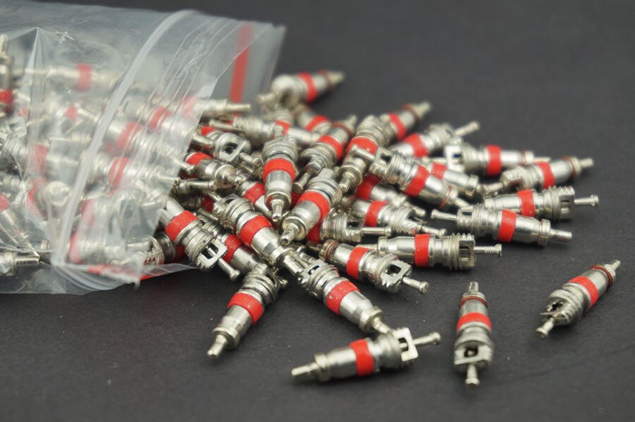 50 stks/partij Metalen Band Band Ventiel Cores Rod... – Vicedeal
