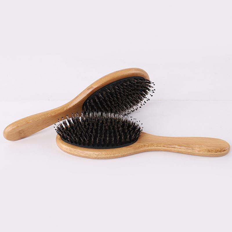 Boar Bristle Anti-Static Portable Massage Hair Bru... – Vicedeal