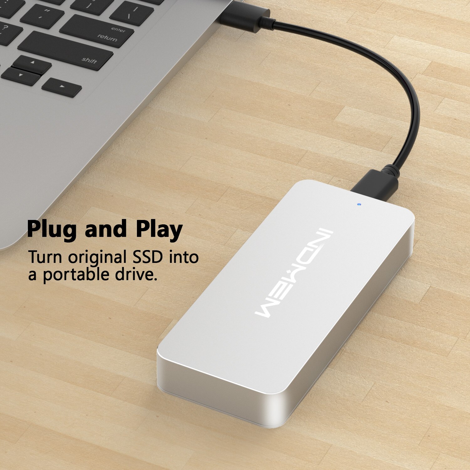 M-ARS Portable SSD Adapter Case USB C 3.0 Enclosur... – Grandado