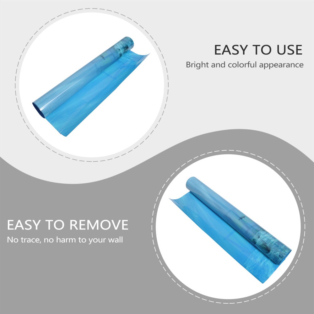 61x41cm Fish Tank Sticker Aquarium Background Aqua... – Grandado