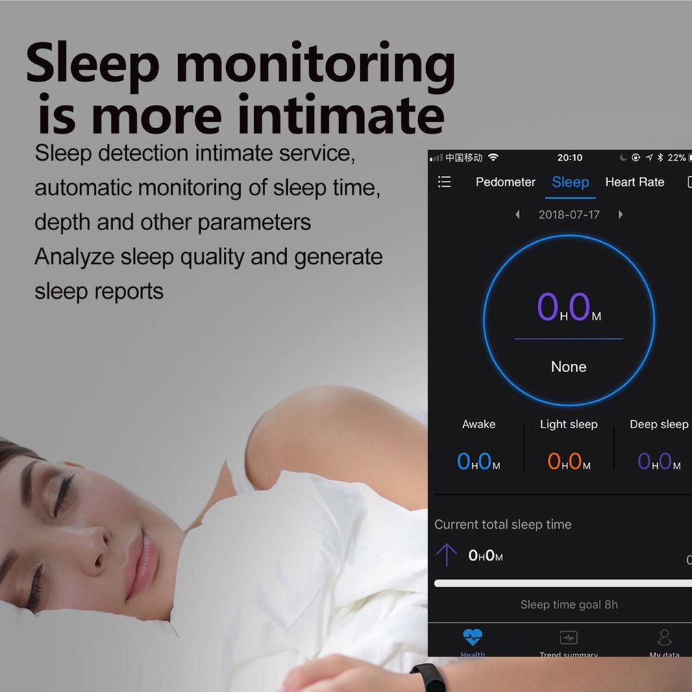 M3 Smart Watch Bracelet Heart Rate/Blood Pressure ... – Grandado