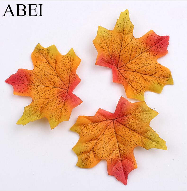 50 stks/partij Kunstmatige Esdoorn Bladeren Voor T... – Vicedeal