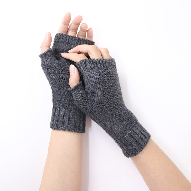 Sparsil Winter Gestrickte Arm Finger Handschuhe Fr... – Grandado