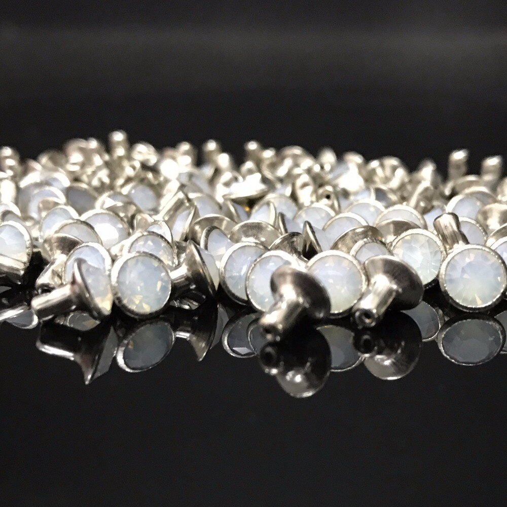 Coming DIY 50PCS 4MM White Opal CZ+++ Hardware Riv... – Vicedeal