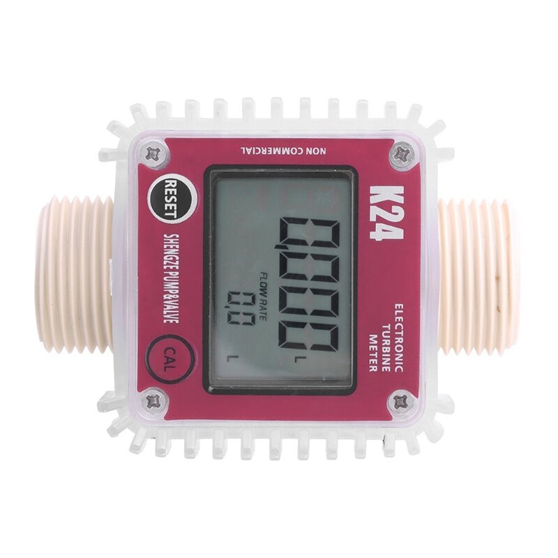 K24 Turbine Digital Oil Fuel Flow Meter Gauge For ... – Grandado