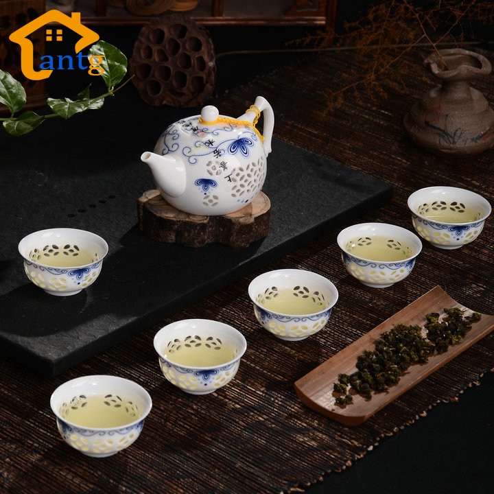 Arrivals Exquisite Tea Service,Drinkware 7pcs Bone... – Vicedeal