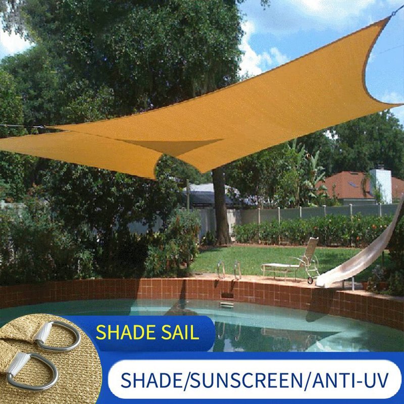 Udendørs vandtæt fortelt solskærm solskygge sejl t... – Grandado