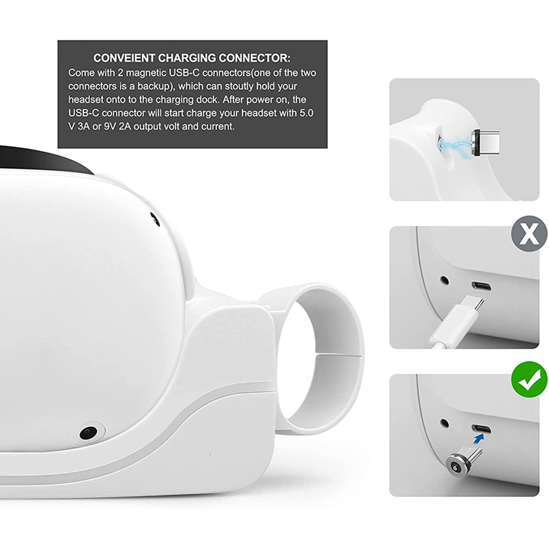 Vr Stand Voor Oculus Quest 2 Opladen Dock Wall Mou... – Vicedeal