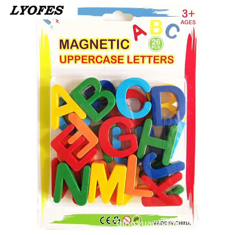 26pcs Magnetic Learning Alphabet Letters Plastic R... – Vicedeal