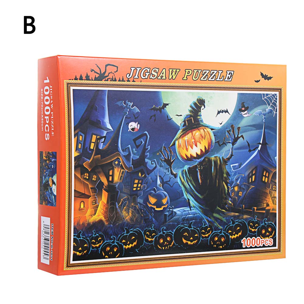 1000 Pieces Christmas Puzzle Halloween Puzzle Pape... – Grandado