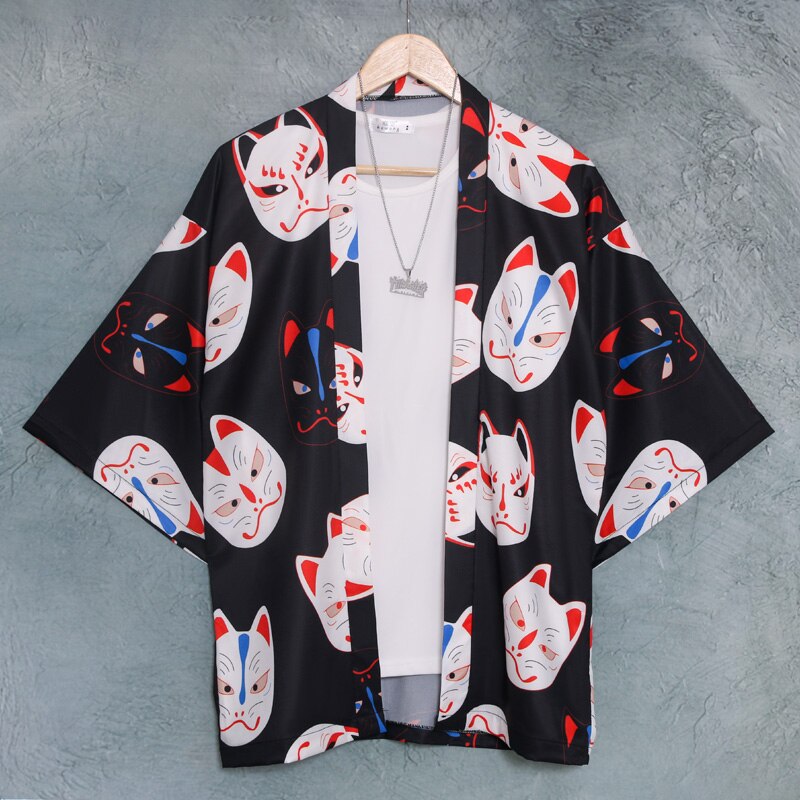 Kimonos Men Woman Japanese kimono Cardigan Shirt B... – Vicedeal