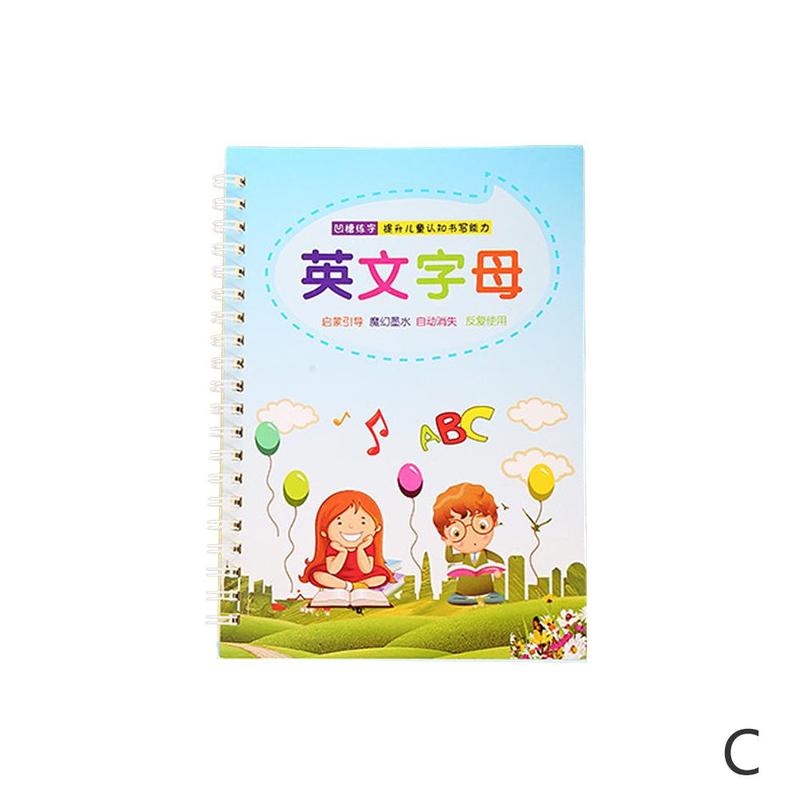 Writing Stickers Copybook Reusable English Copyboo... – Grandado