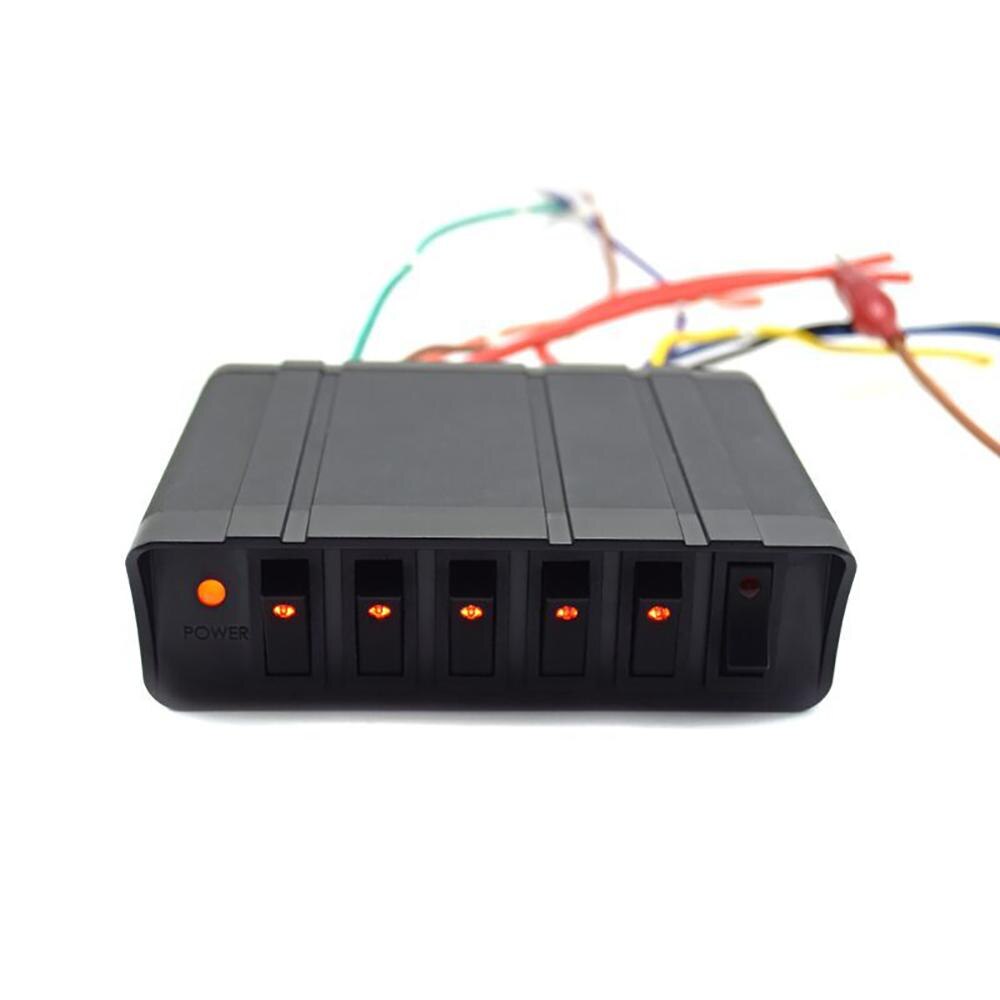 80A Rocker Switch Box Emergency Strobe Light 12V 6... – Grandado