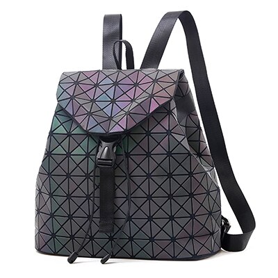 Nevenka Luminous Backpack Women School Hologram Ge... – Grandado