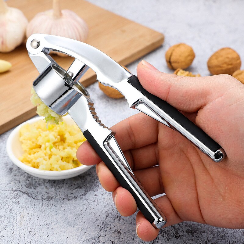 Multifunctional Garlic Press Walnut Clip Zinc Allo... – Grandado