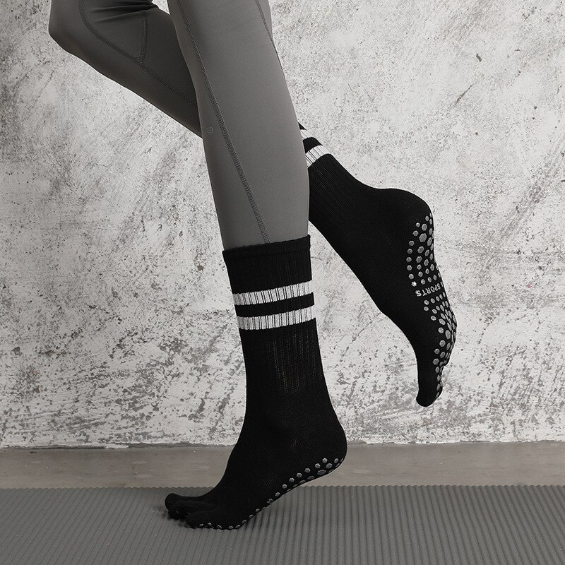 Five Toes Non Slip Yoga Pilates Socks for Women Co... – Grandado