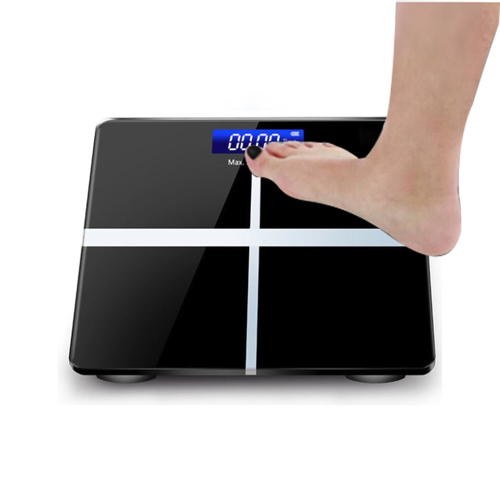 Bathroom Floor Body Scale Glass Smart Electronic S... – Vicedeal
