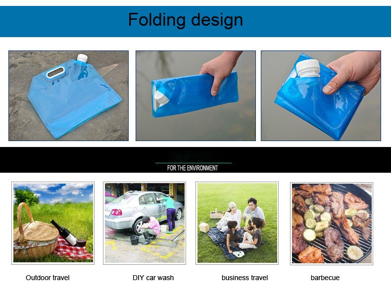 5L 10L Outdoor Waterzakken Opvouwbare Draagbare Dr... – Vicedeal