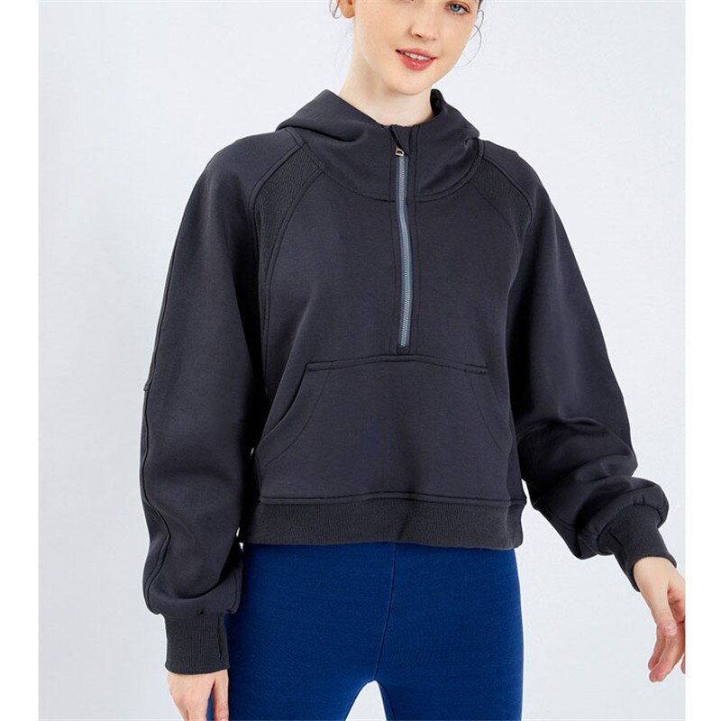 Autumn and Winter Half Zipper Trainning Exercise S... – Grandado