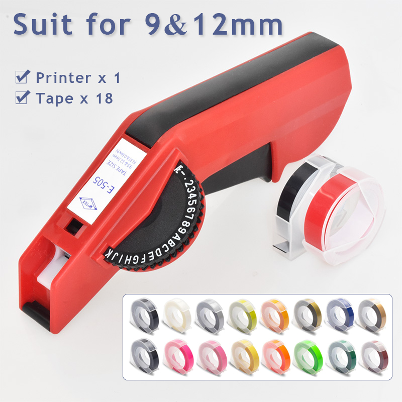 Original Motex E5500 E-505 Manual Label Maker e-55... – Grandado
